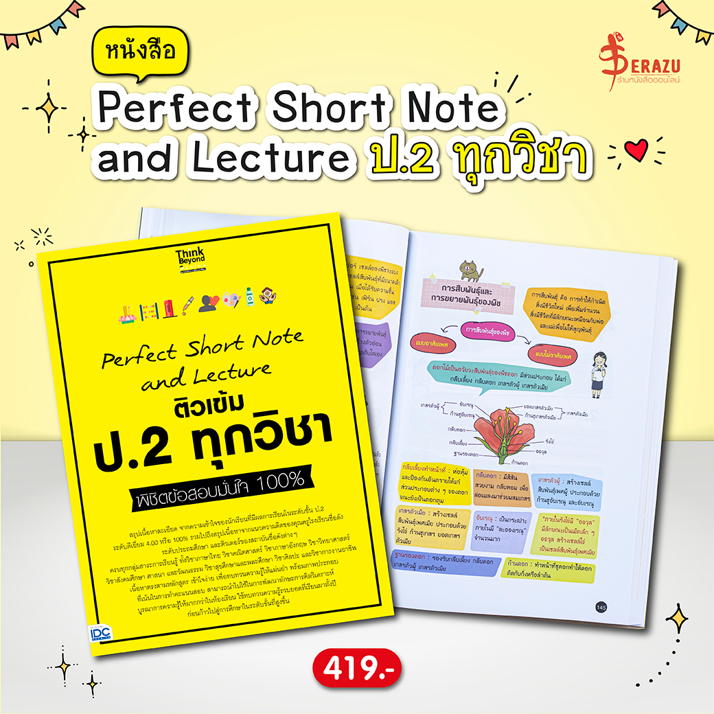 โปรโมชั่น หนังสือ Perfect Short Note and Lecture ป.1-ป.6 ส่งฟรี -- SERAZU
