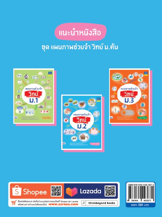 แผนภาพช่วยจำ วิทย์ ม.2 -- SERAZU ร้านหนังสือออนไลน์