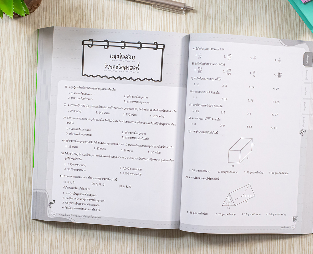สรุปเข้มเนื้อหา + ข้อสอบ ม.2 ครบ 5 วิชาหลัก มั่นใจเต็ม 100 -- SERAZU ร้านหนังสือออนไลน์