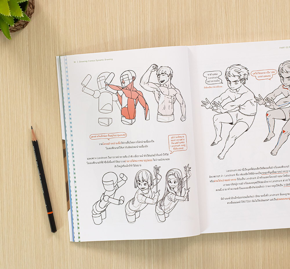 Drawing Comics Dynamic Drawing -- SERAZU ร้านหนังสือออนไลน์