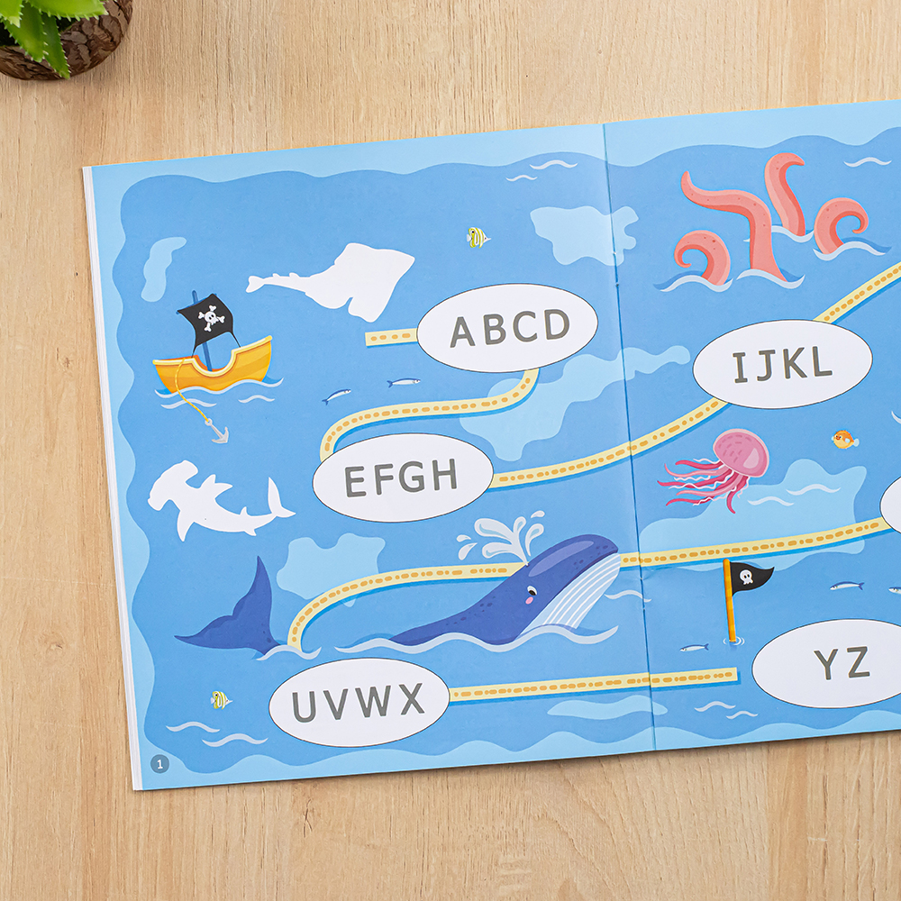 สติกเกอร์ ABC สัตว์น้ำ -- SERAZU ร้านหนังสือออนไลน์