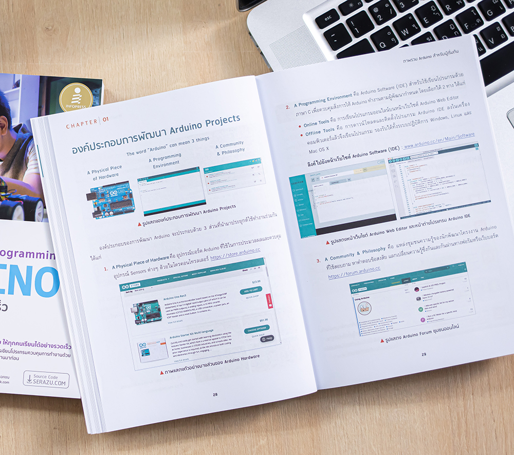 Practical Microcontrollerandprogramming With Arduino เรียนง่ายเป็นเร็ว Serazu ร้านหนังสือออนไลน์