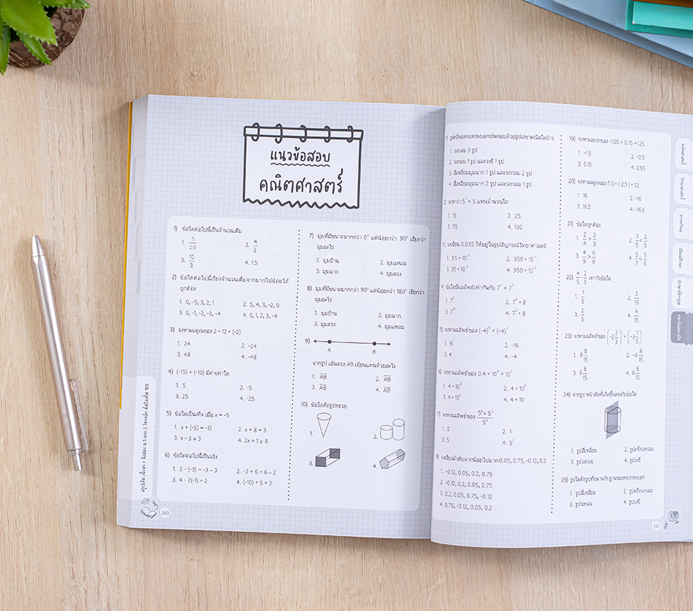 สรุปเข้มเนื้อหา + ข้อสอบ ม.1 ครบ 5 วิชาหลัก มั่นใจเต็ม 100 -- SERAZU ร้านหนังสือออนไลน์